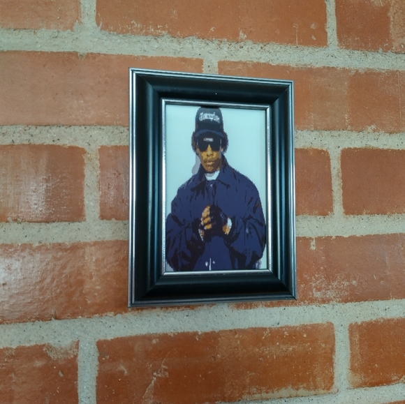 Art | 8 Bit Eazy E Framed Mini Art Print Lofi Pixel Art By Neon Nicho ...